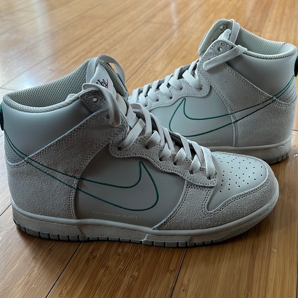 Nike | Shoes | Nike Dunk High First Use Sail | Poshmark